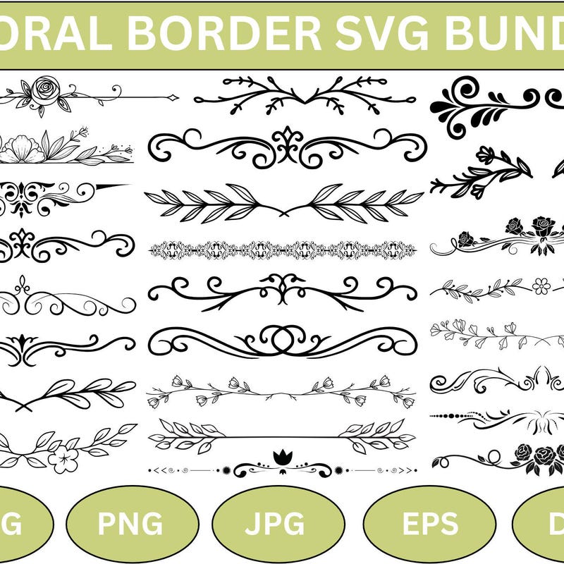 Floral Border Program - Etsy