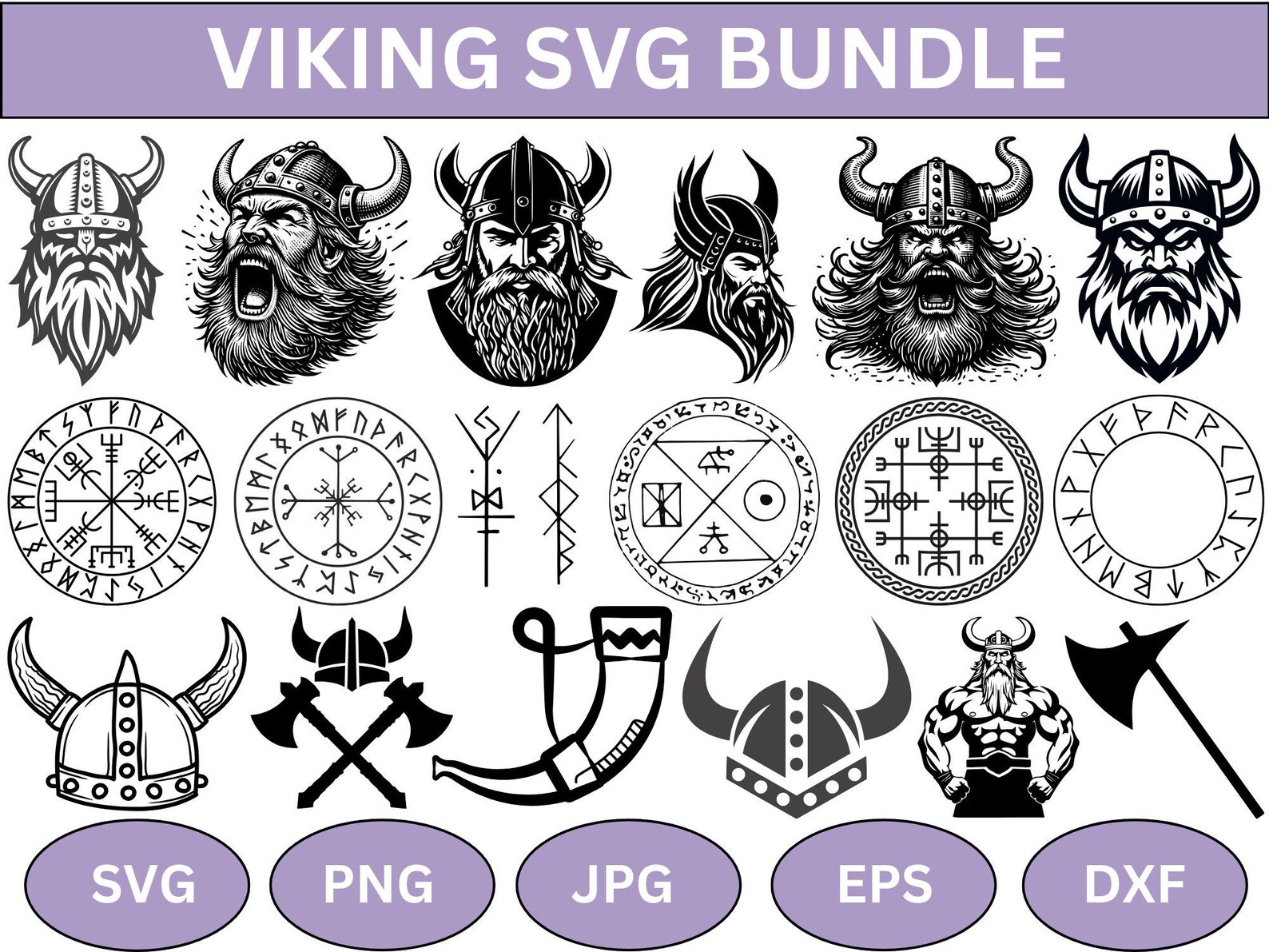 Viking Svg,celtic and Viking Svg Bundle,viking Warrior Svg,viking ...