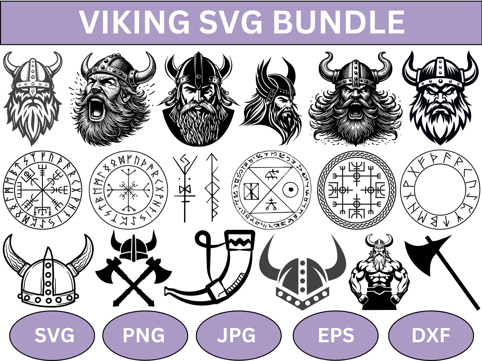 Viking Svg,celtic and Viking Svg Bundle,viking Warrior Svg,viking ...