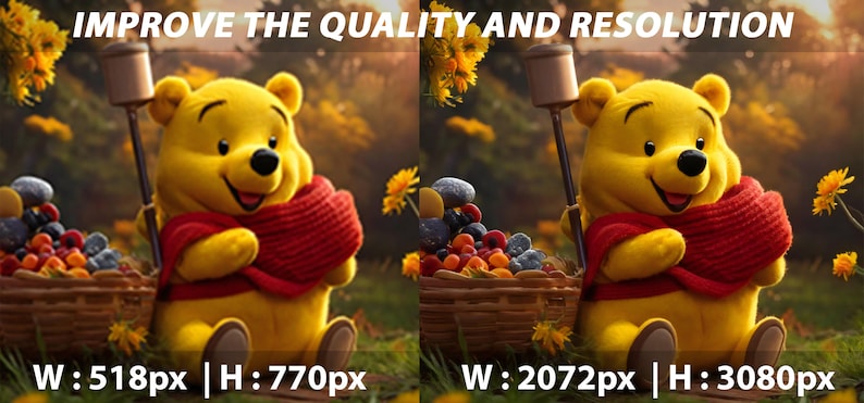 Boost Image Quality and Resolution, Reduce Noise, Fix Blurry/pixelated ...