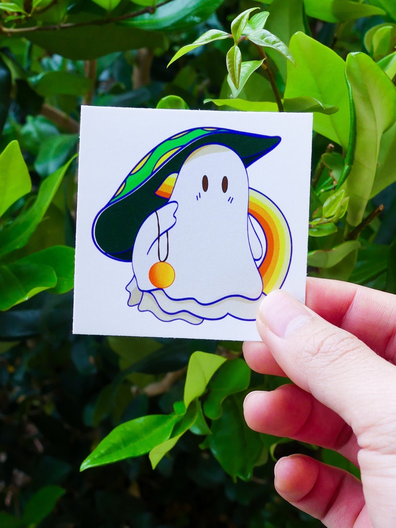 Cute Ghost Sticker Set! || Ghost, Aesthetic Vinyl Sticker Set || Cute ...
