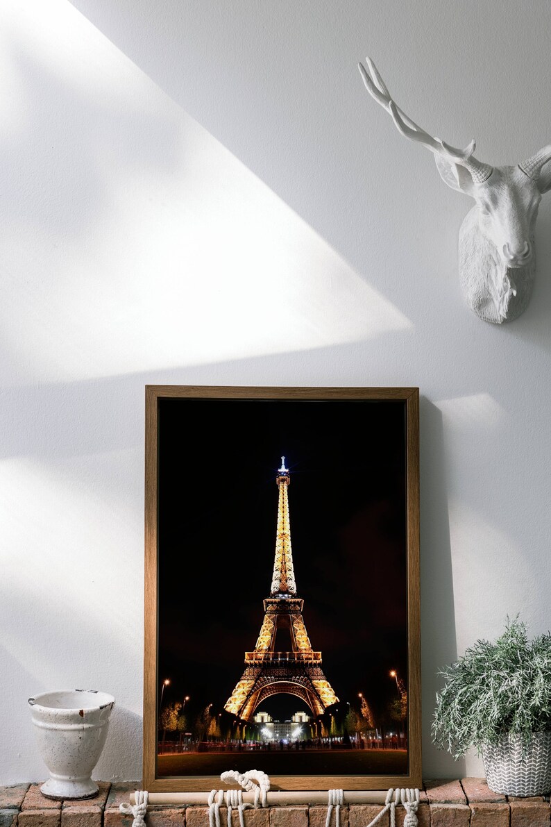 Eiffel Tower Digital Download Poster Travel Prints Eiffel Tower at ...