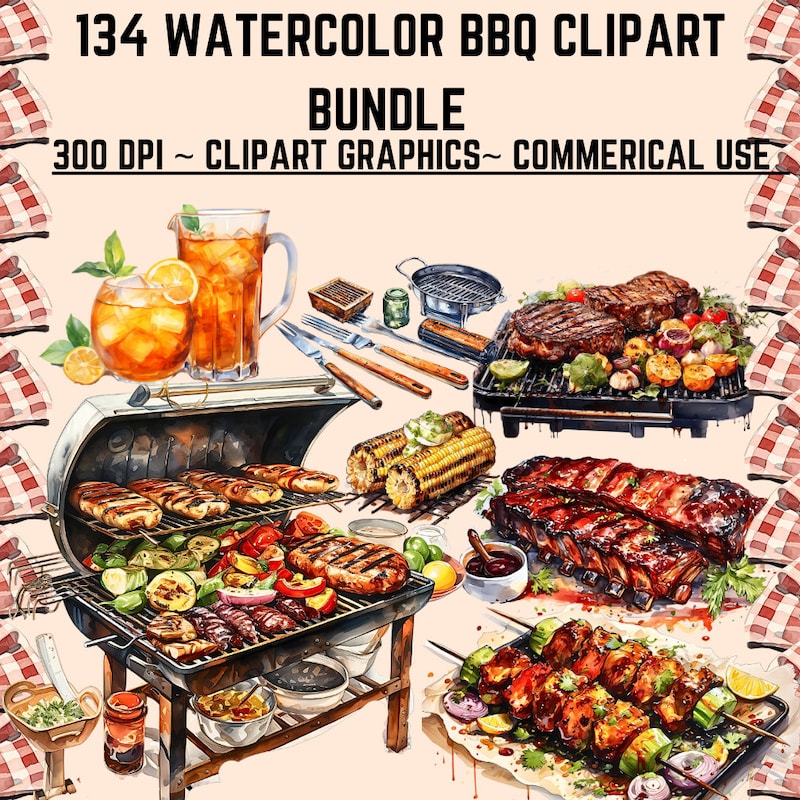 Bbq Clipart - Etsy