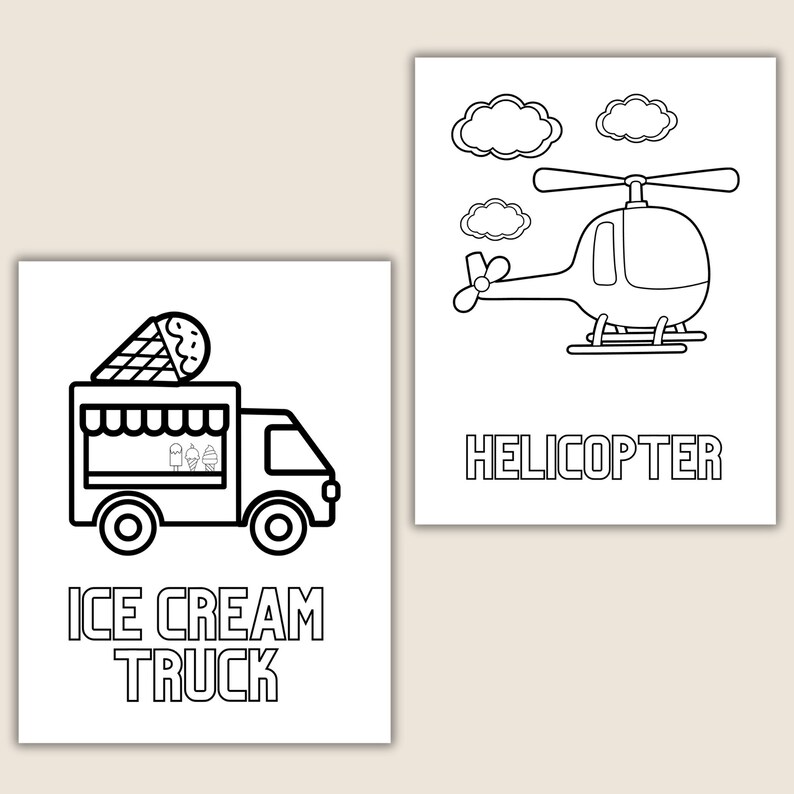 Transport Printable, Transport Colouring In, Colouring Worksheets for ...