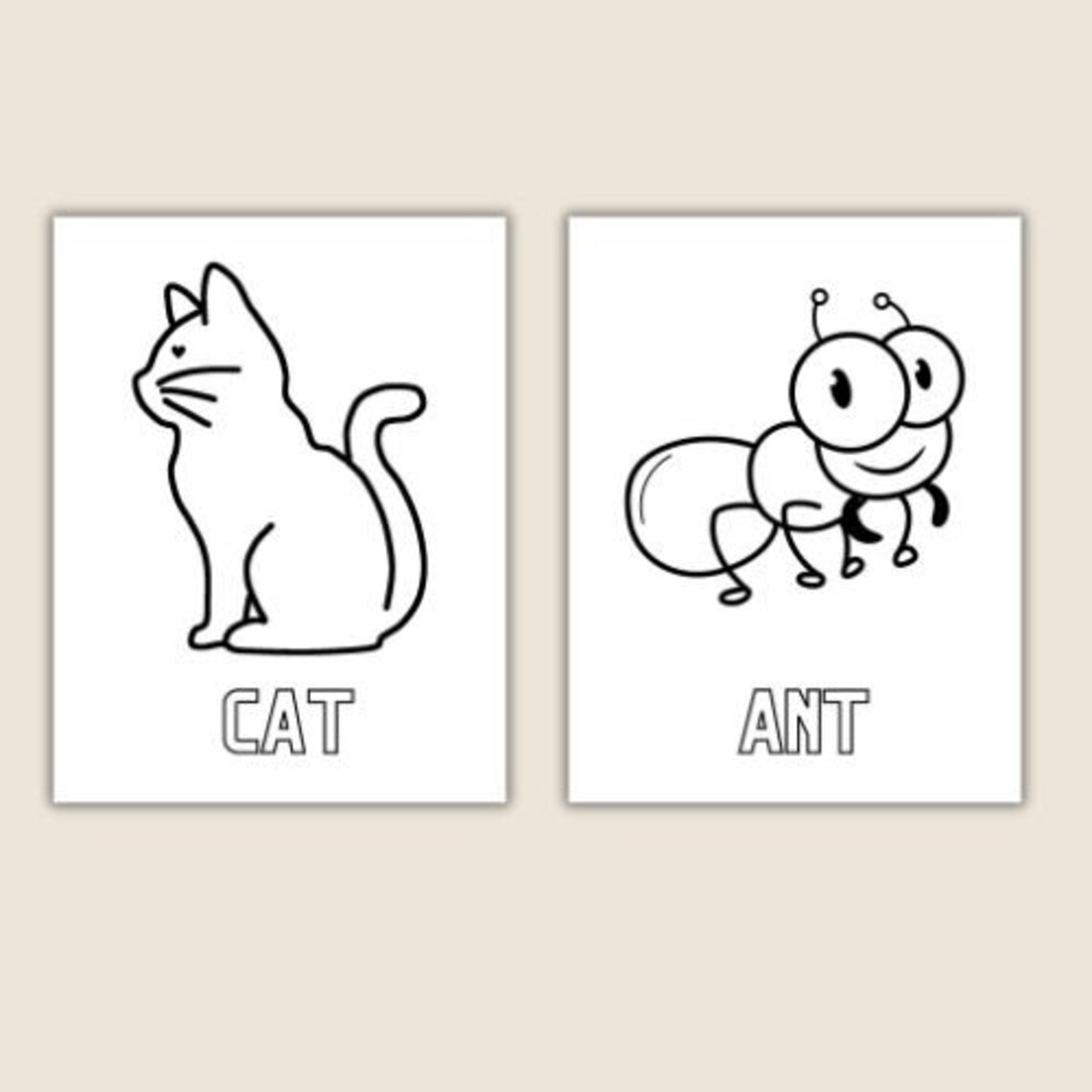 20 Animal Printable Colouring Pages for Kids, Preschoolers, Colouring ...