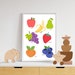 Fruit Wall Art, Fun Posters for Kids, Playroom Printable Art, Fruits ...