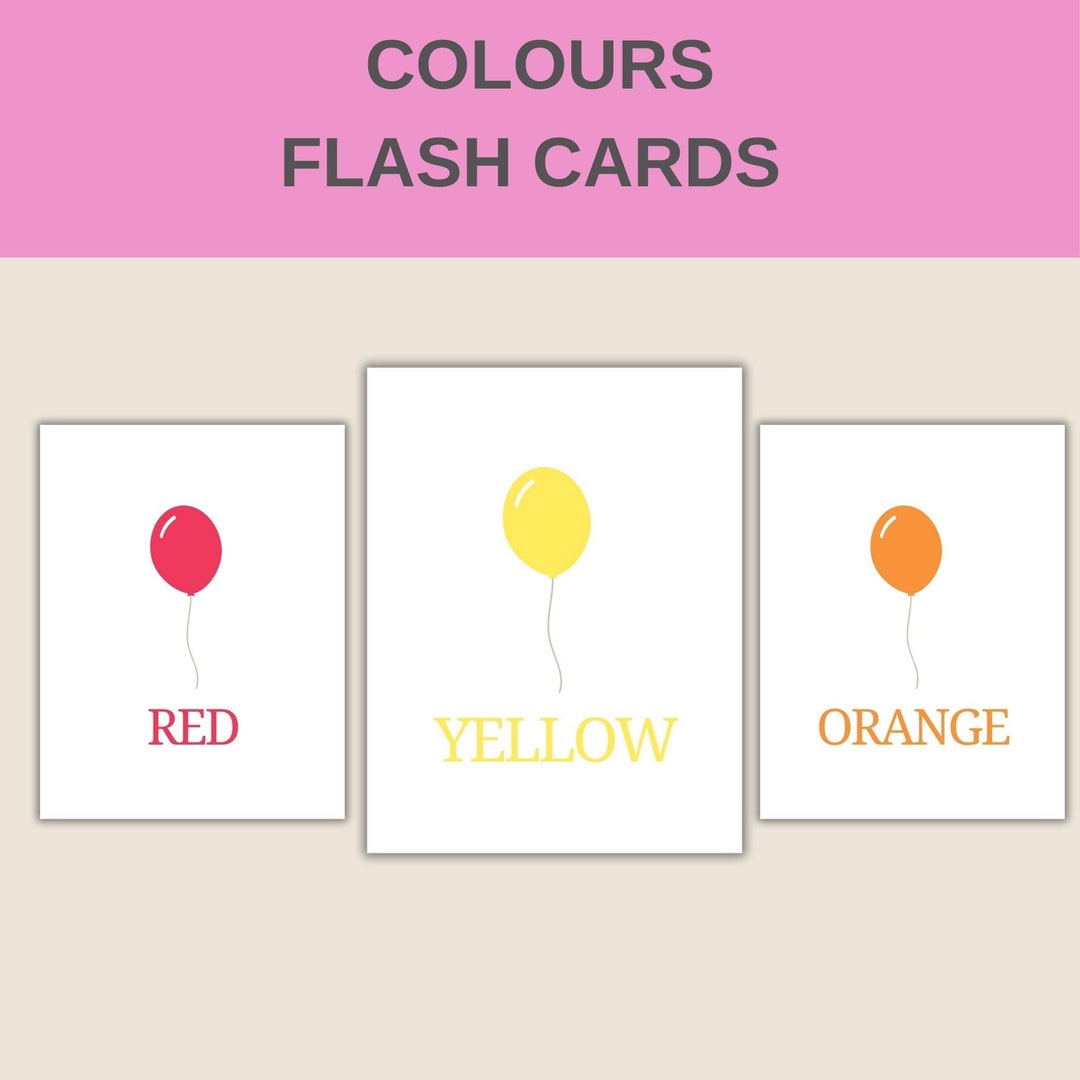 Colours Flash Cars, Flash Cards, Worksheets for Kids, Toddler Learning ...