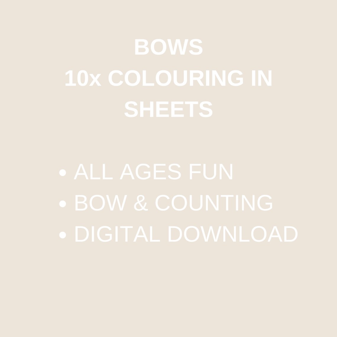 Bows Printable, Bow Colouring In, Colouring Worksheets for Kids ...
