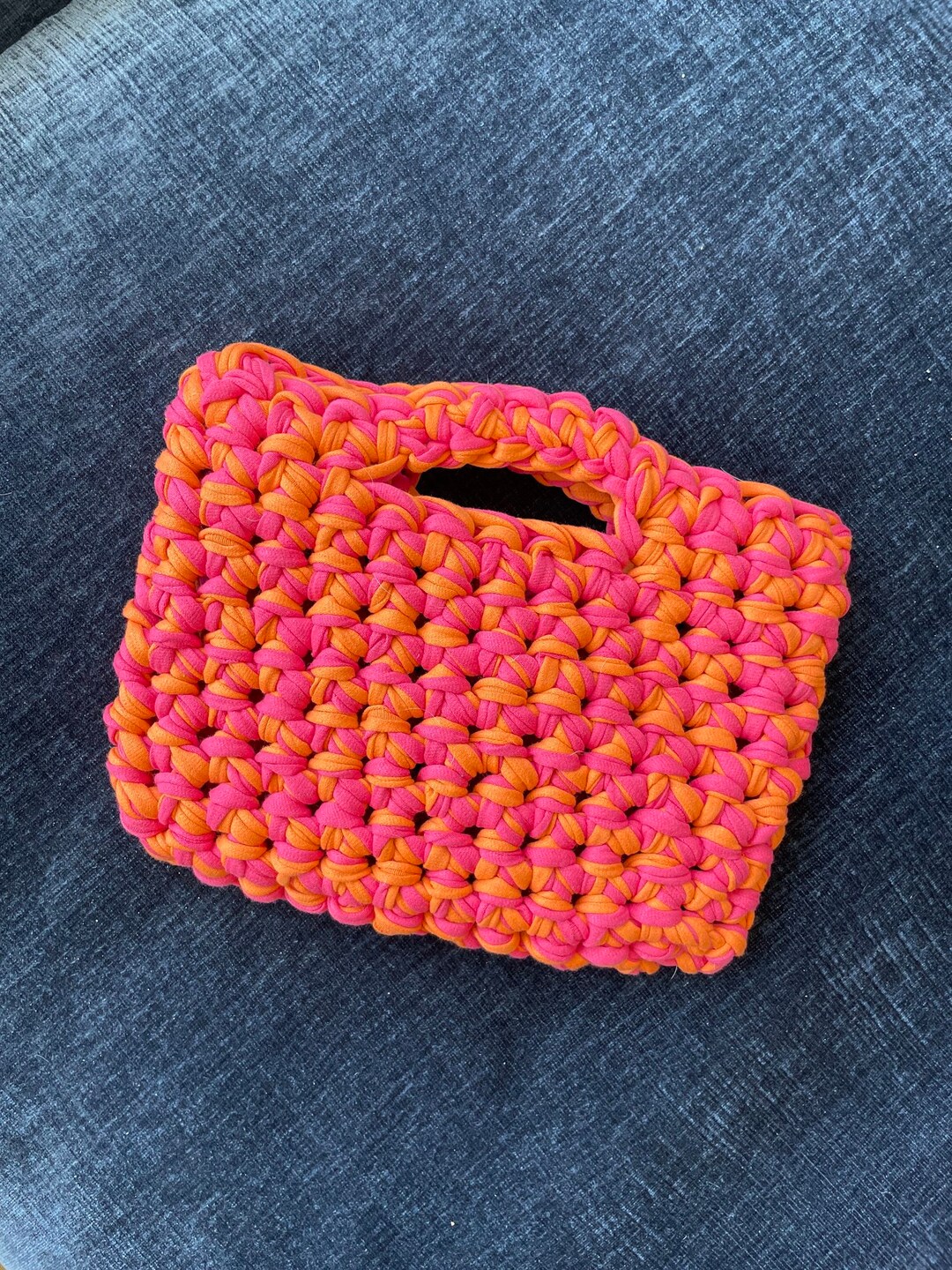 Pink/orange Bag - Etsy