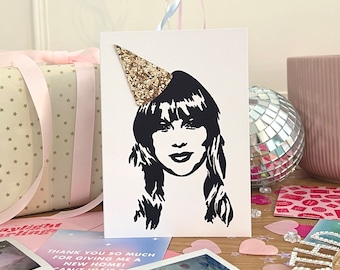 Taylor Inspired Birthday Card Swift Merch Funny Swifty Birthday Card ...