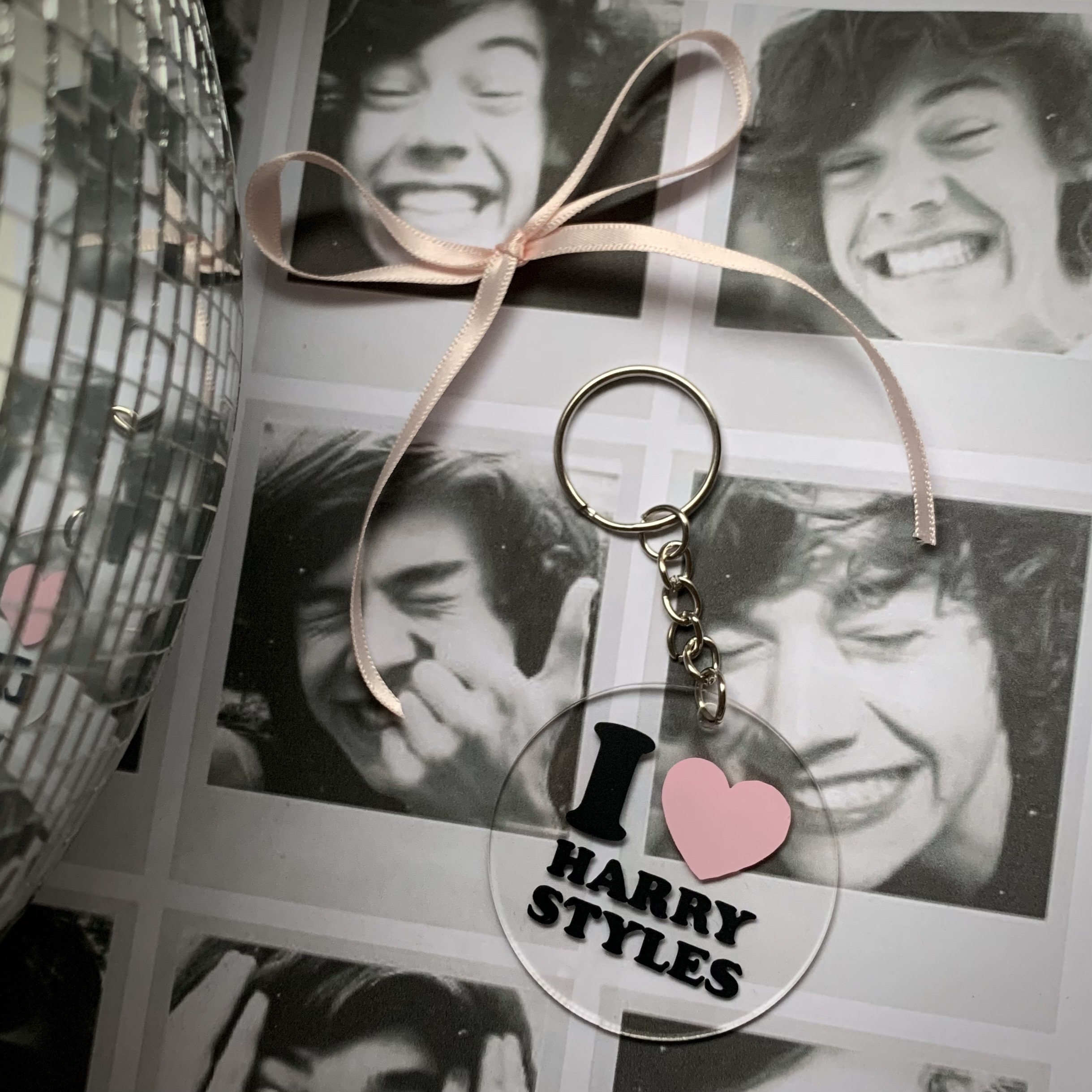 I Love Harry Styles Keyring - Etsy UK