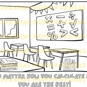 Teacher's Appreciation Coloring Sheet - Etsy