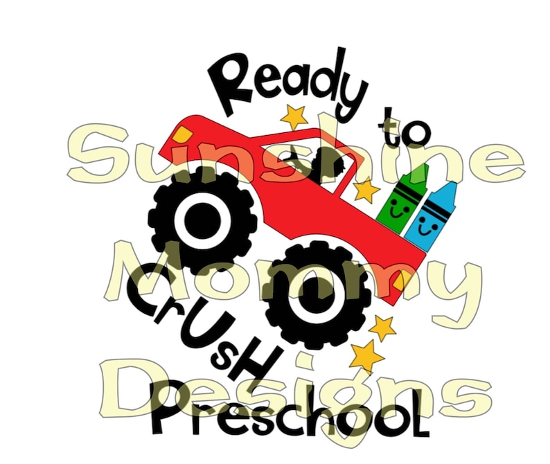 Ready to Crush Preschool Svg, First Day of School Svg, Preschool Svg - Etsy
