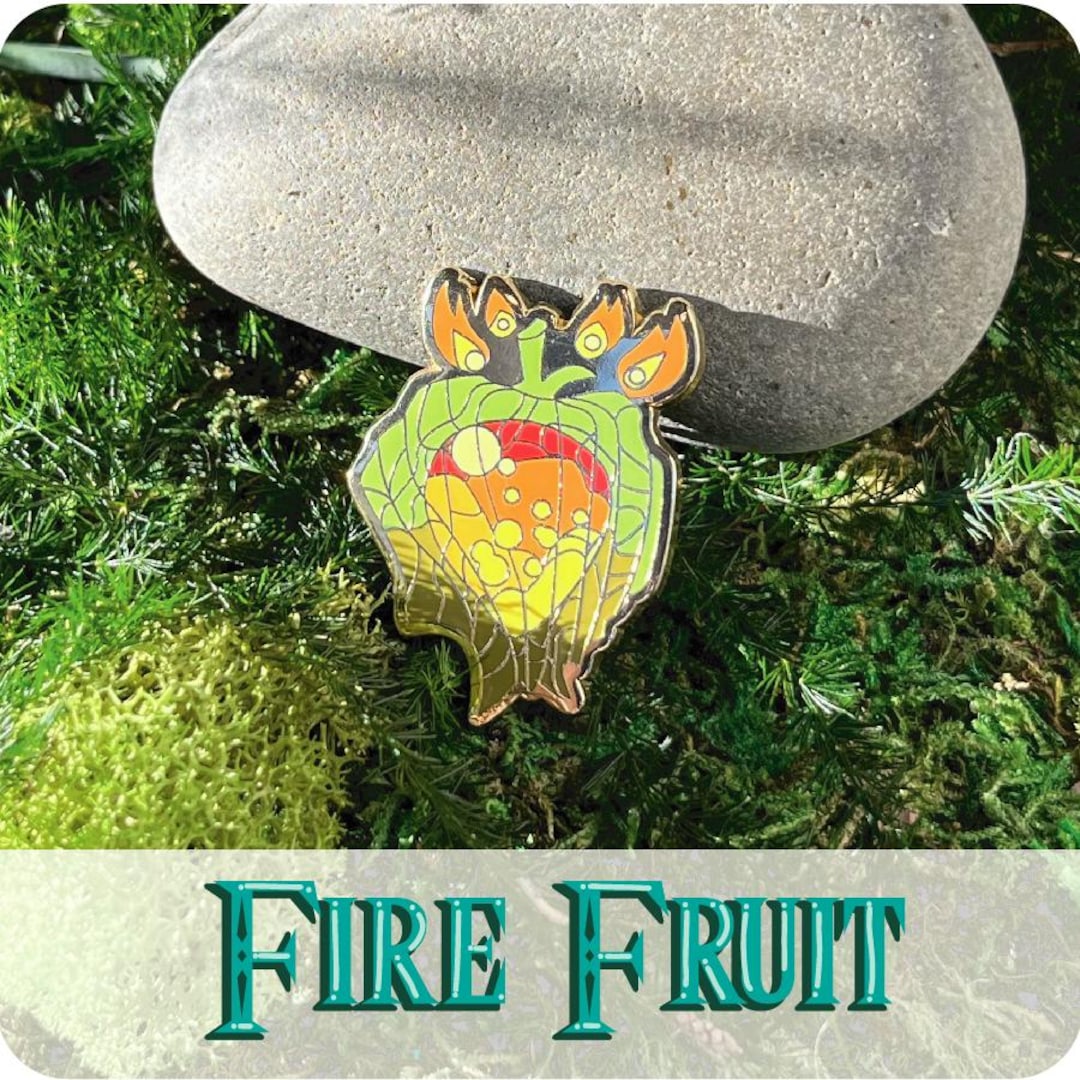 Pins of the Kingdom - Fire Fruit Enamel Pin | Zelda Fan | Geeky Gift ...