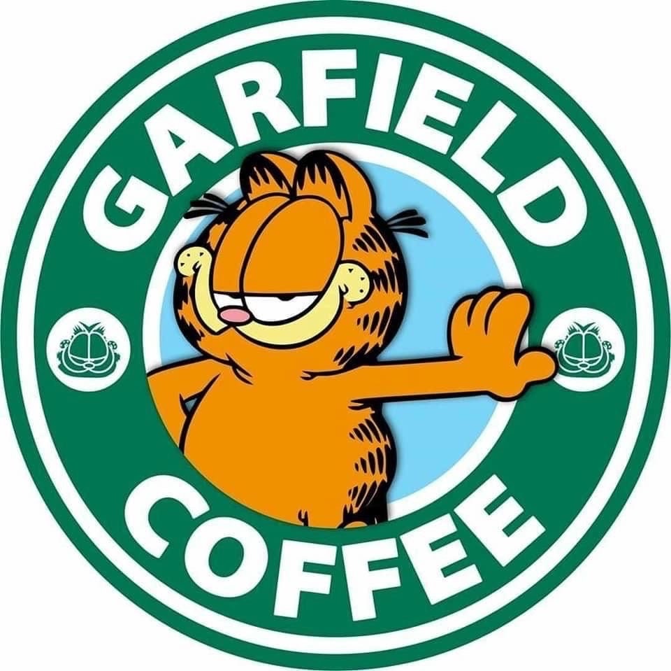 Garfield Starbucks Decal - Etsy