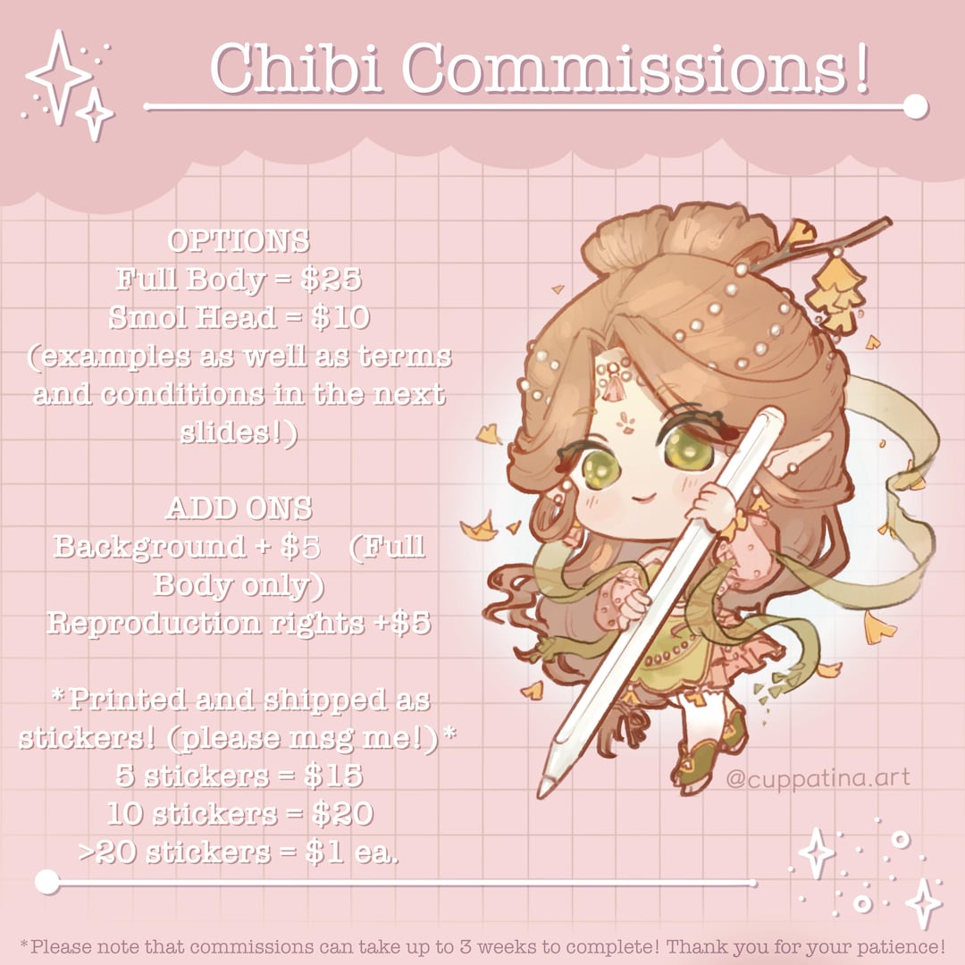 Custom Chibi Character Art Commission: Profile Picture, Stickers, and ...