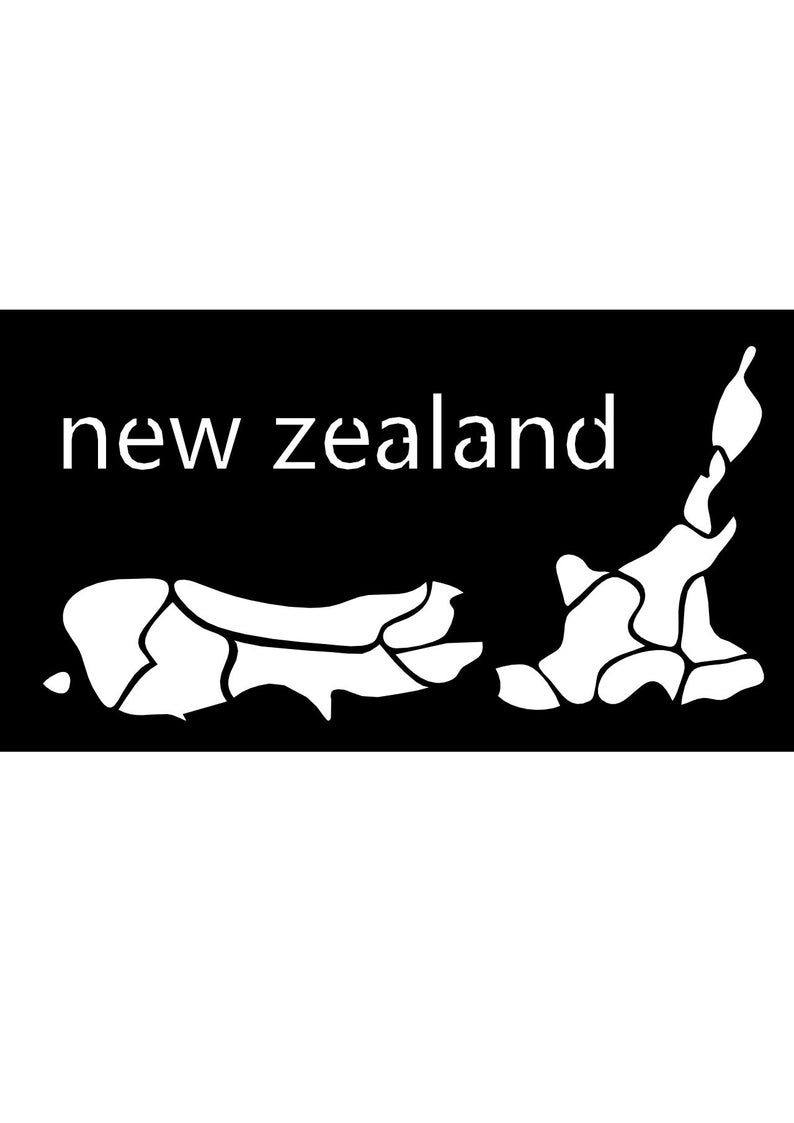 New Zealand Sign Dxf Svg Dwg Digital Files - Etsy