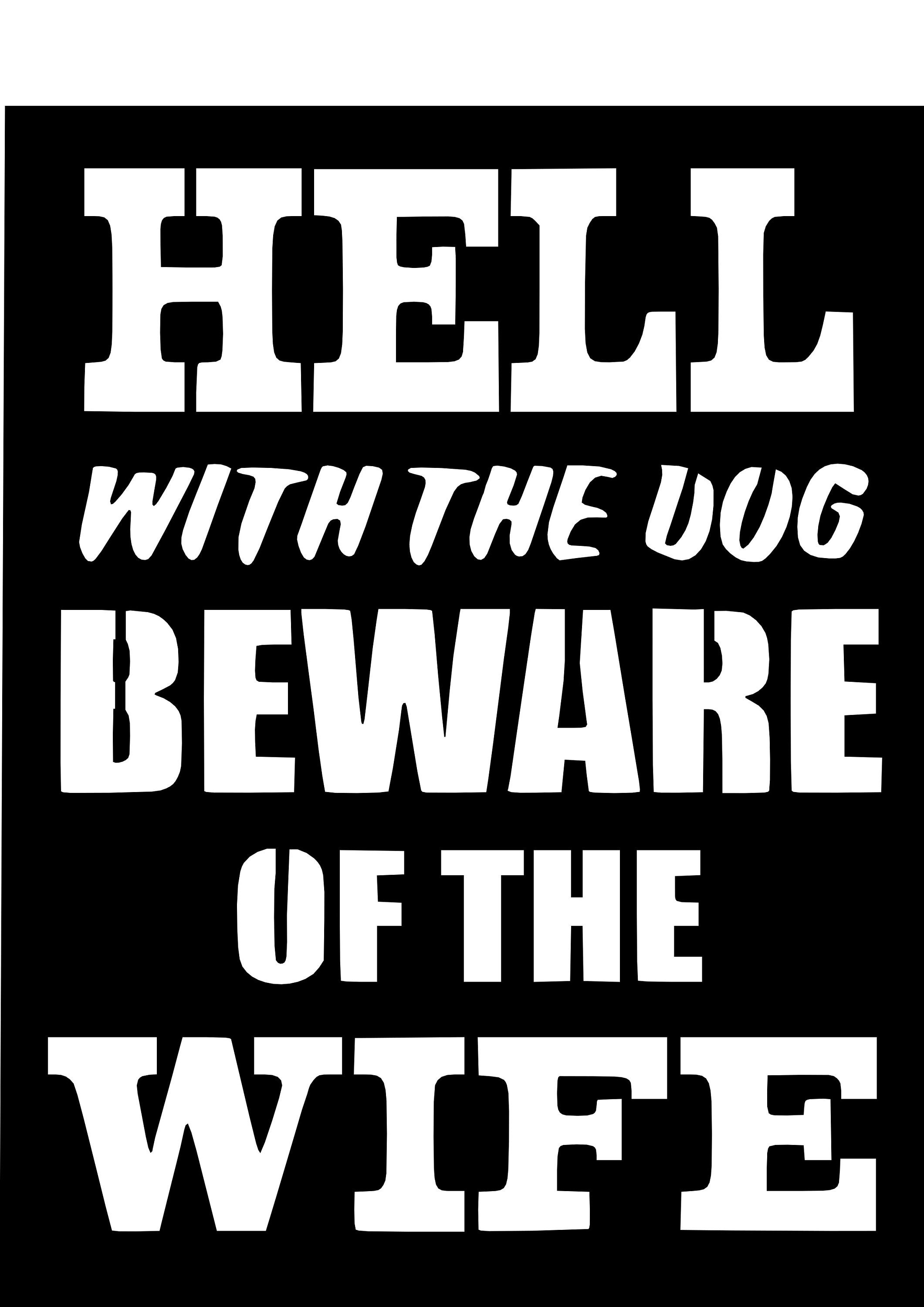 Beware of Wife Sign Dxf Svg Dwg Files - Etsy UK