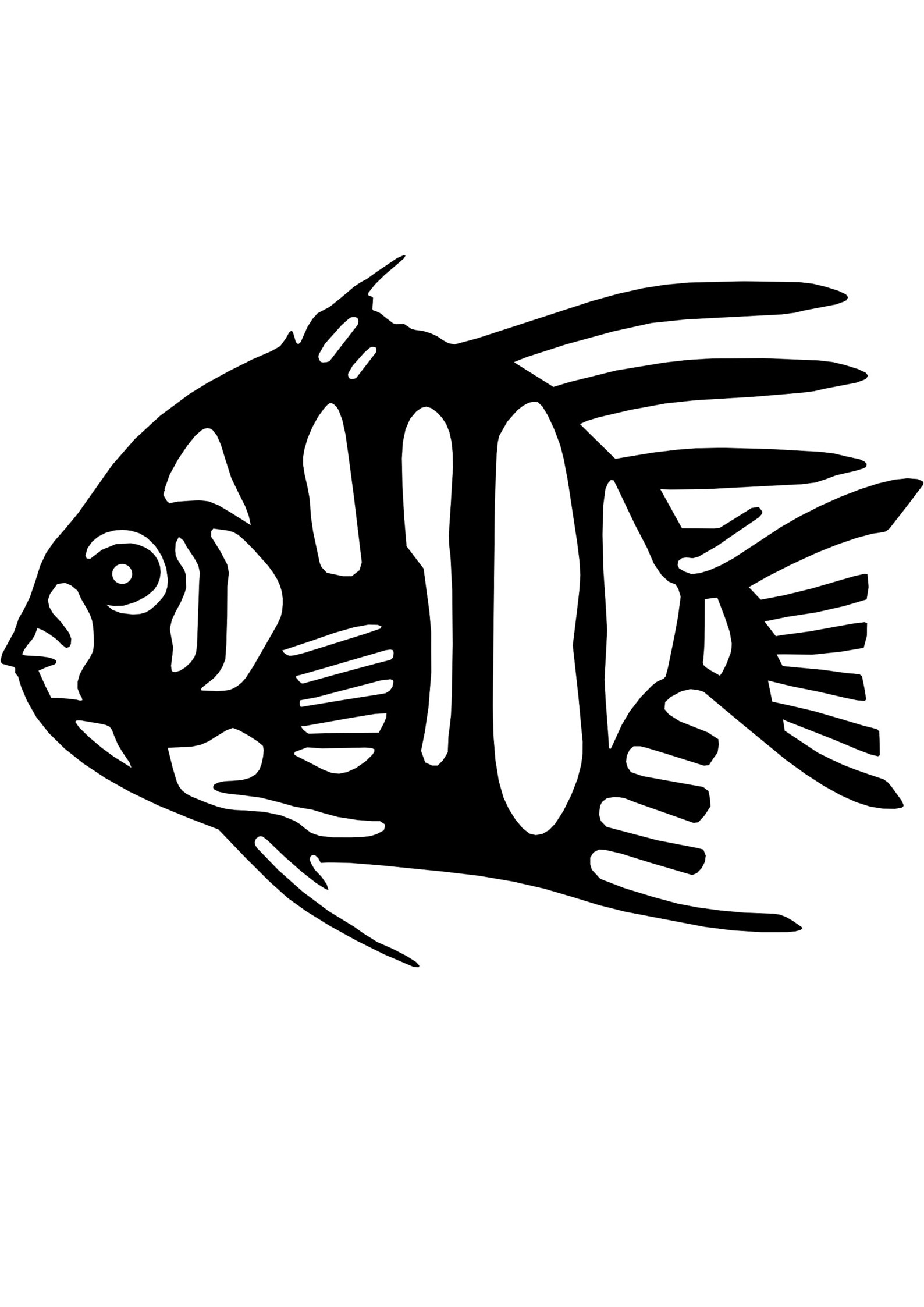 Dorey Inspired Fish DXF CNC Cutting Files Svg Dwg Jpg Digital Files and ...