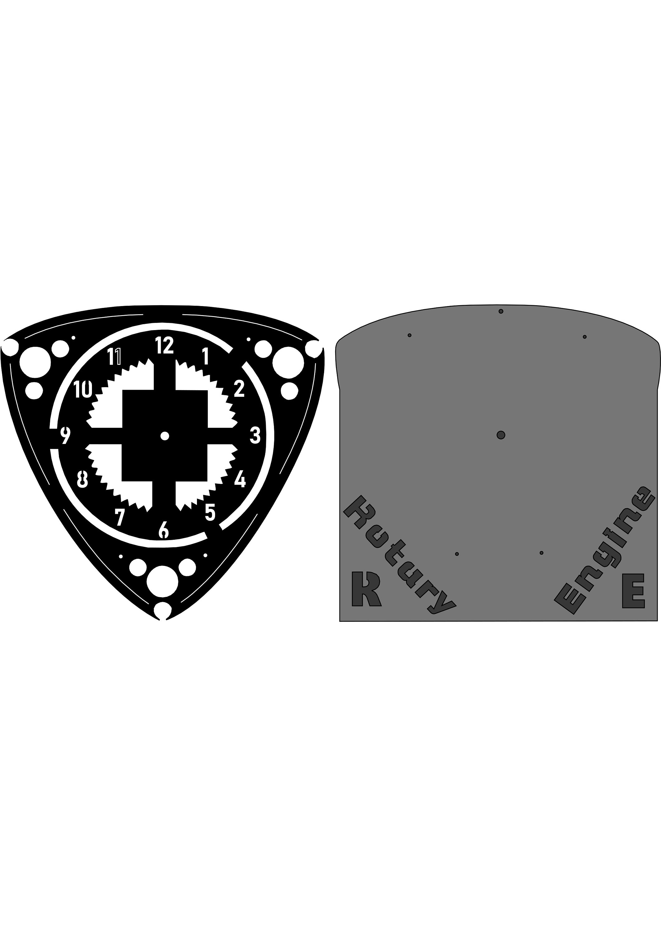 Rotary Clock DXF Files - Etsy Canada