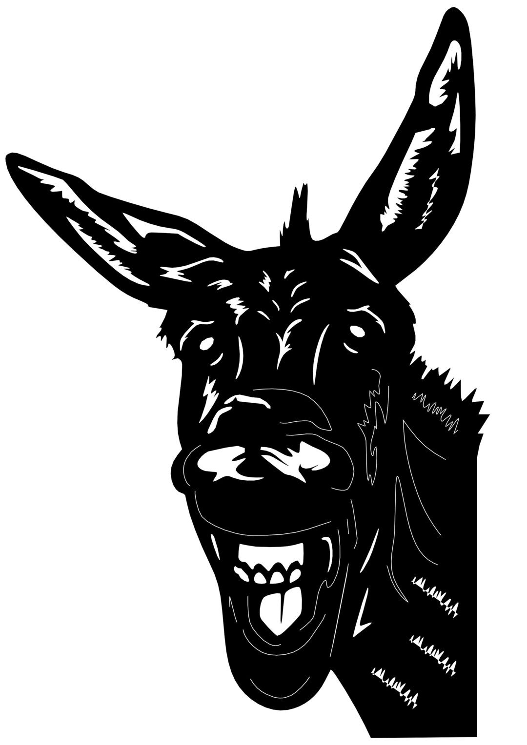 Crazy Donkey CNC Cutting Digital Designs DXF Dwg Svg - Etsy