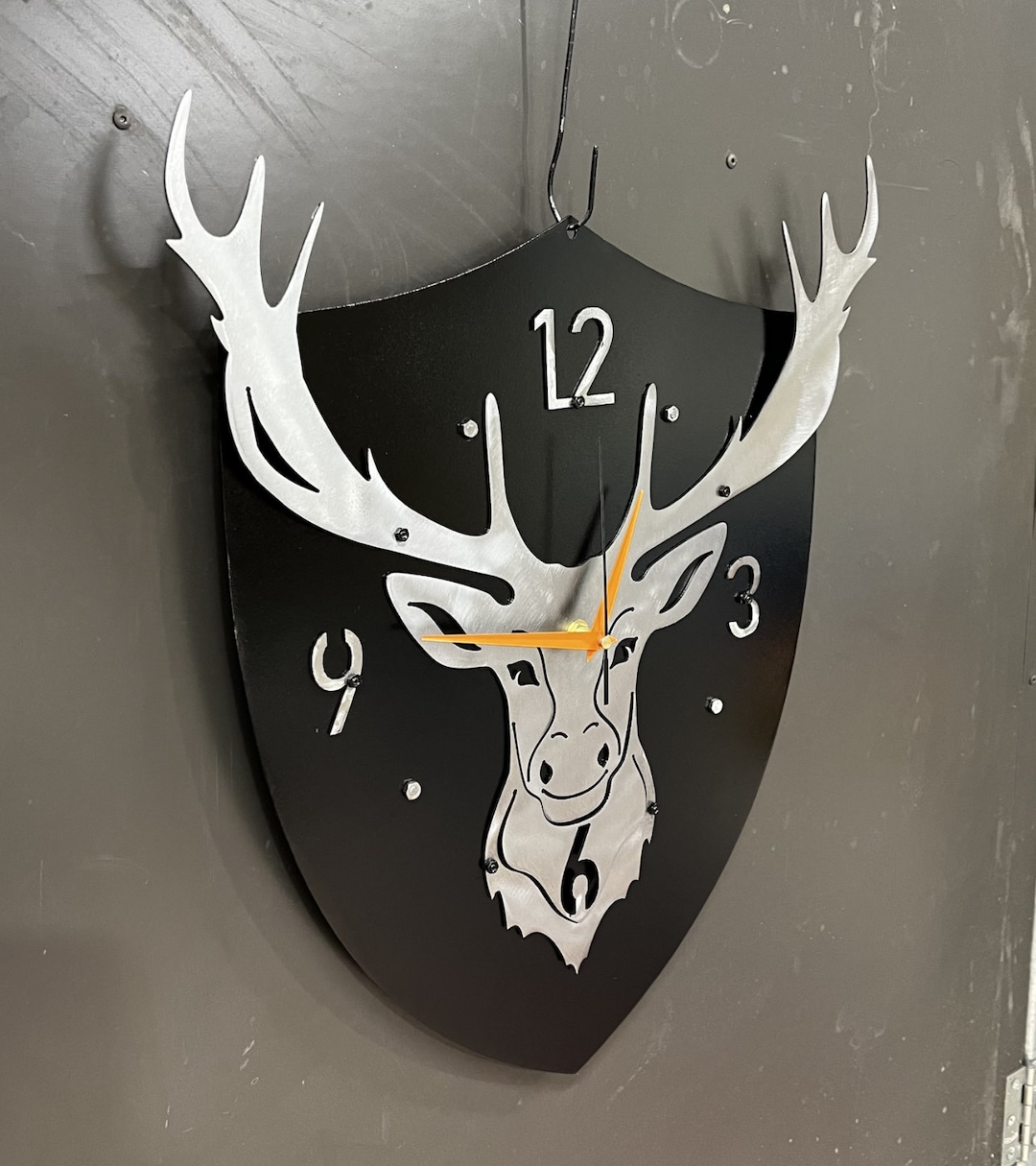 DXF FILES Deer Clock - Etsy