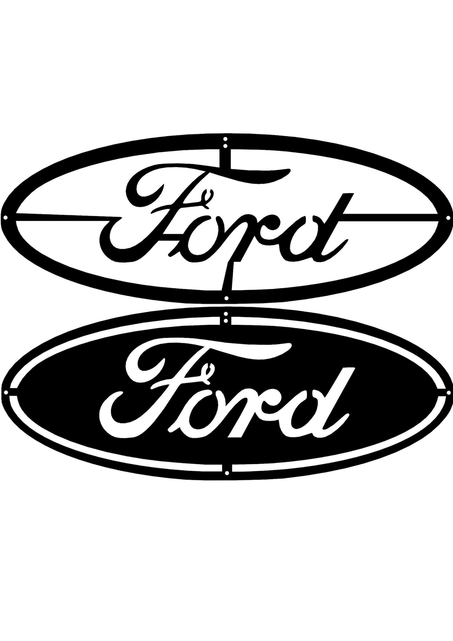 Ford Double Layered/sided DXF Cut Files - Etsy