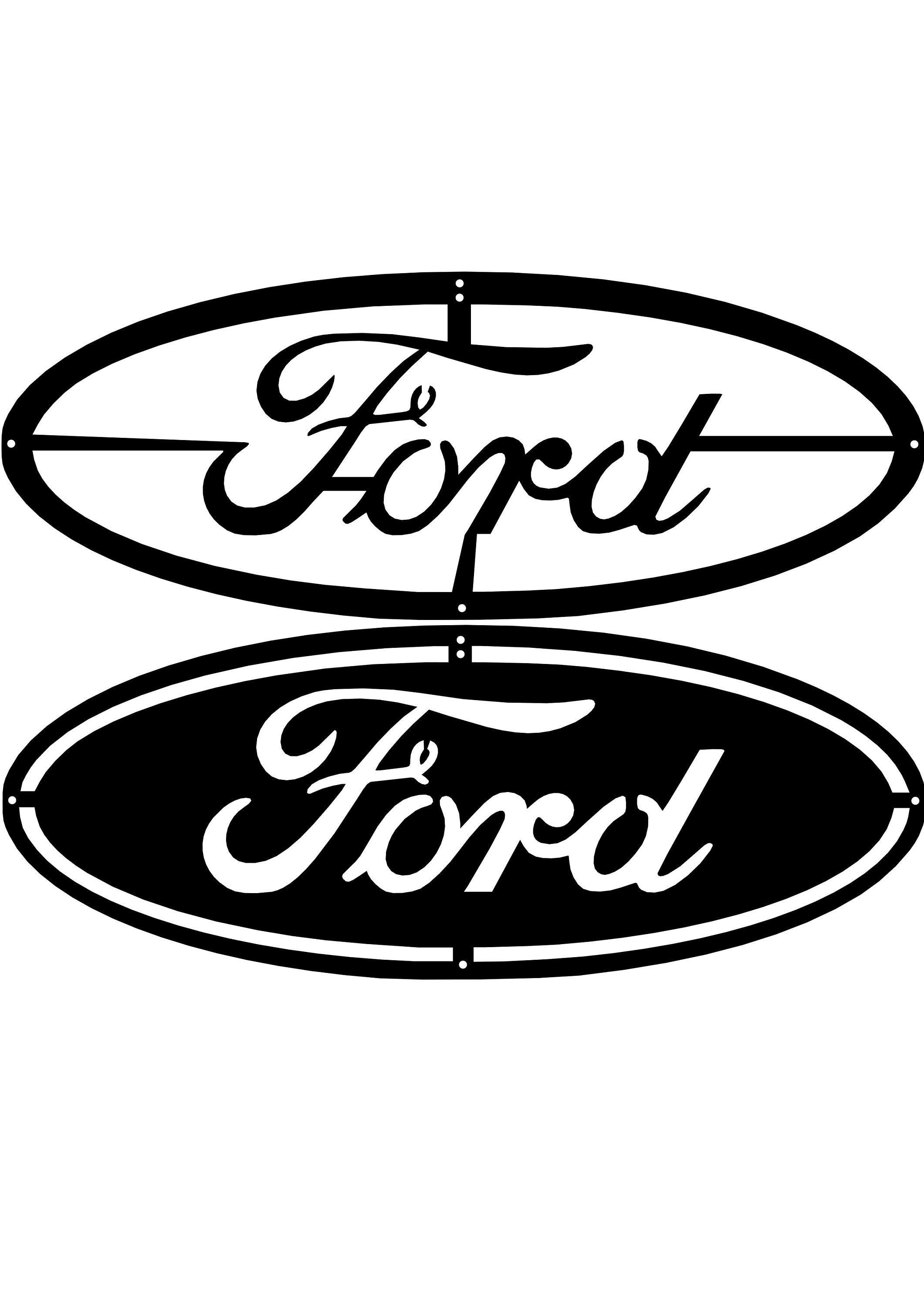 Ford Double Layered/sided DXF Cut Files - Etsy