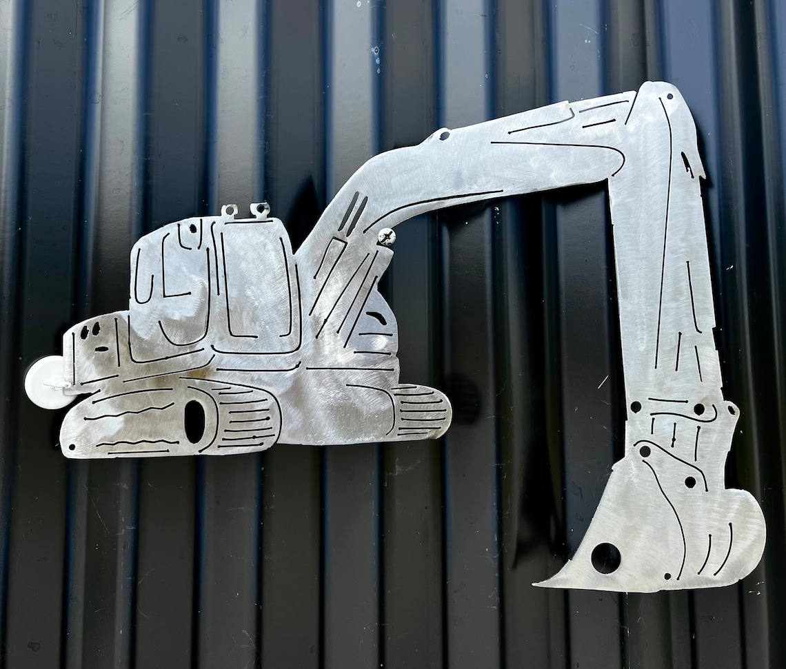 Digger Excavator DXF SVG DWG Files - Etsy