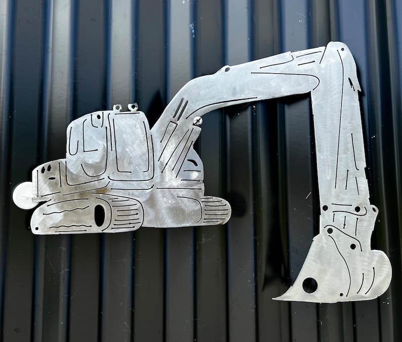 Digger Excavator DXF SVG DWG Files - Etsy