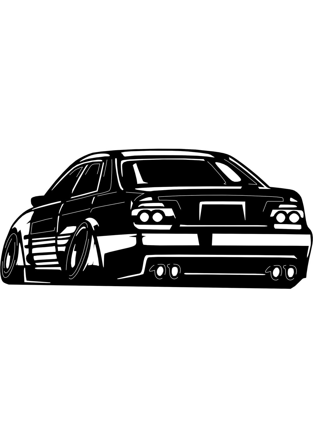 Bema European Car DXF CNC CUT File Plus Svg Dwg Jpg Files - Etsy