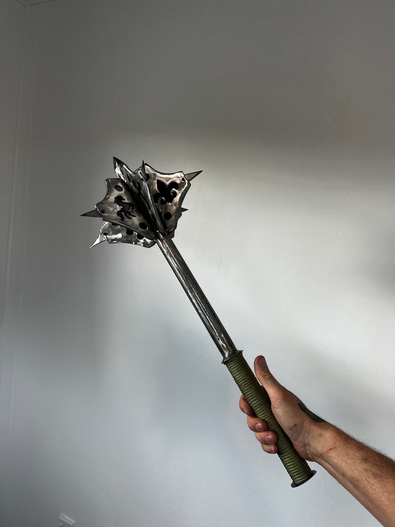 Medieval English Inspired Flanged Mace Design Dxf Dwg Svg CNC Cut Files ...