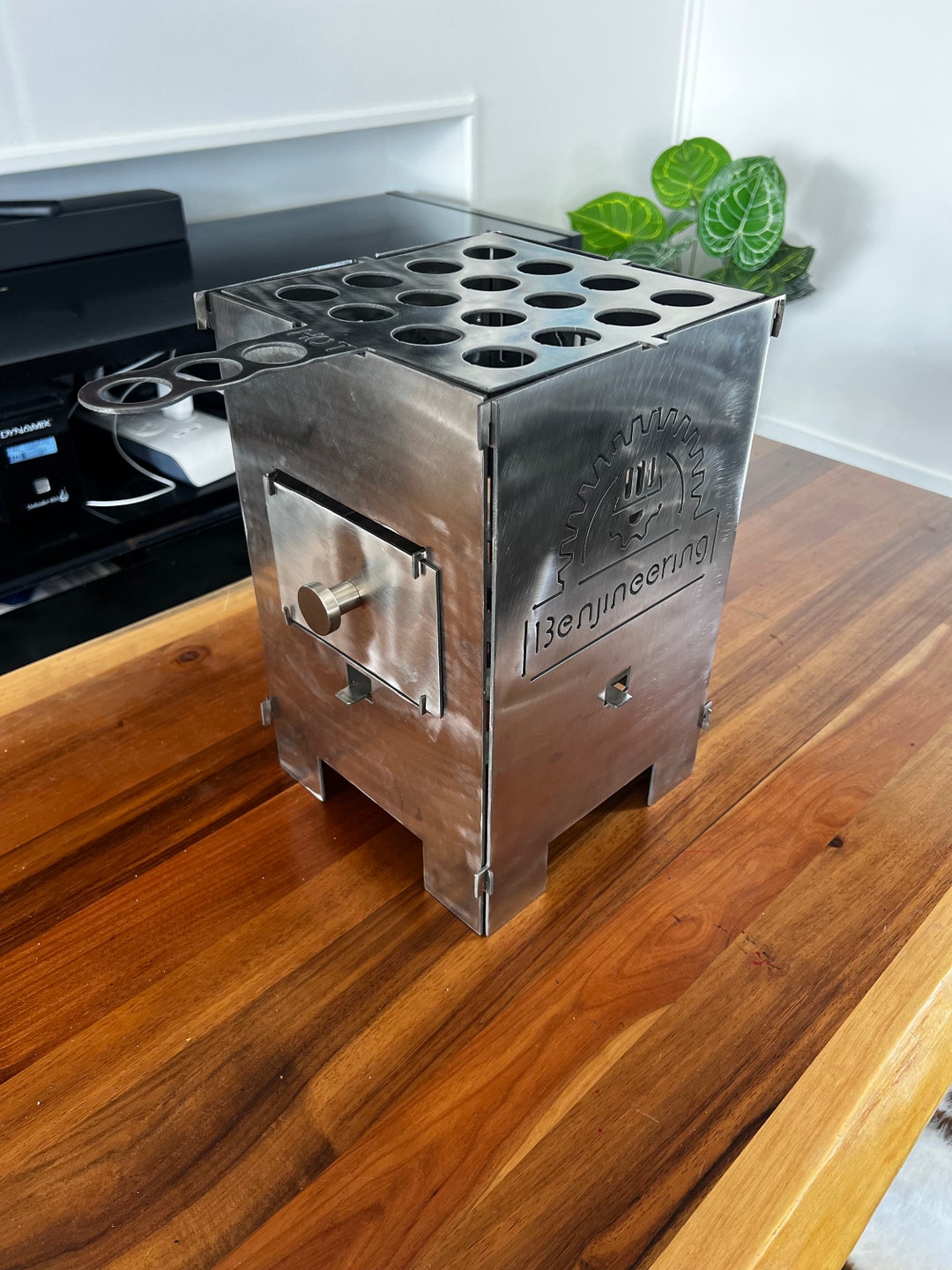 Collapsible Mini Fire Pit and Stove With Grill DXF CUTTING Files - Etsy