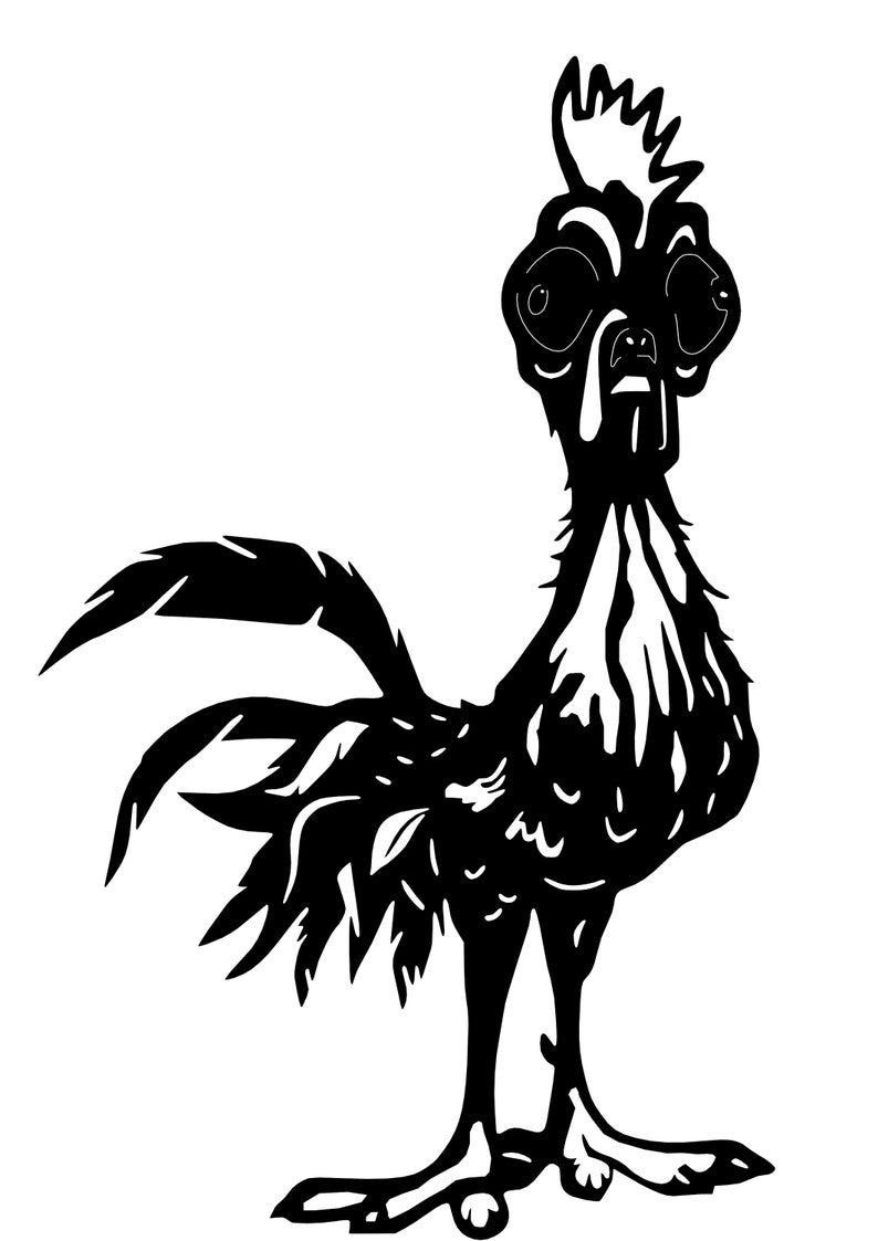 Crazy Chicken Cut File Dxf Dwg Svg Digital Cut Files - Etsy