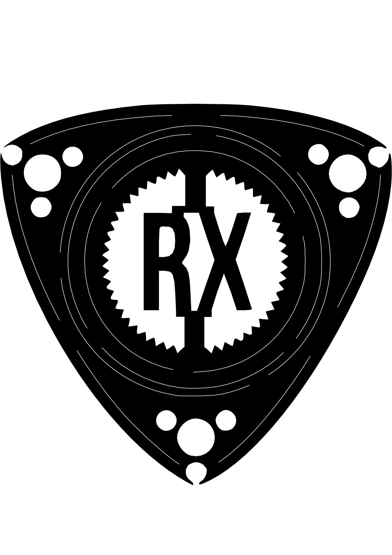 RX Rotary Cog Rota Dxf Svg Dwg Digital Files - Etsy