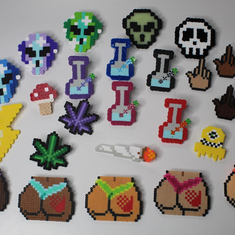 Perler Bead Pin - Etsy