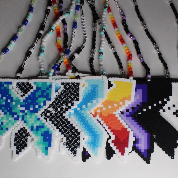 Perler Bead Necklace - Etsy