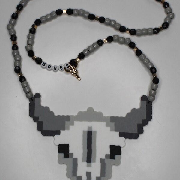 Perler Bead Skull - Etsy