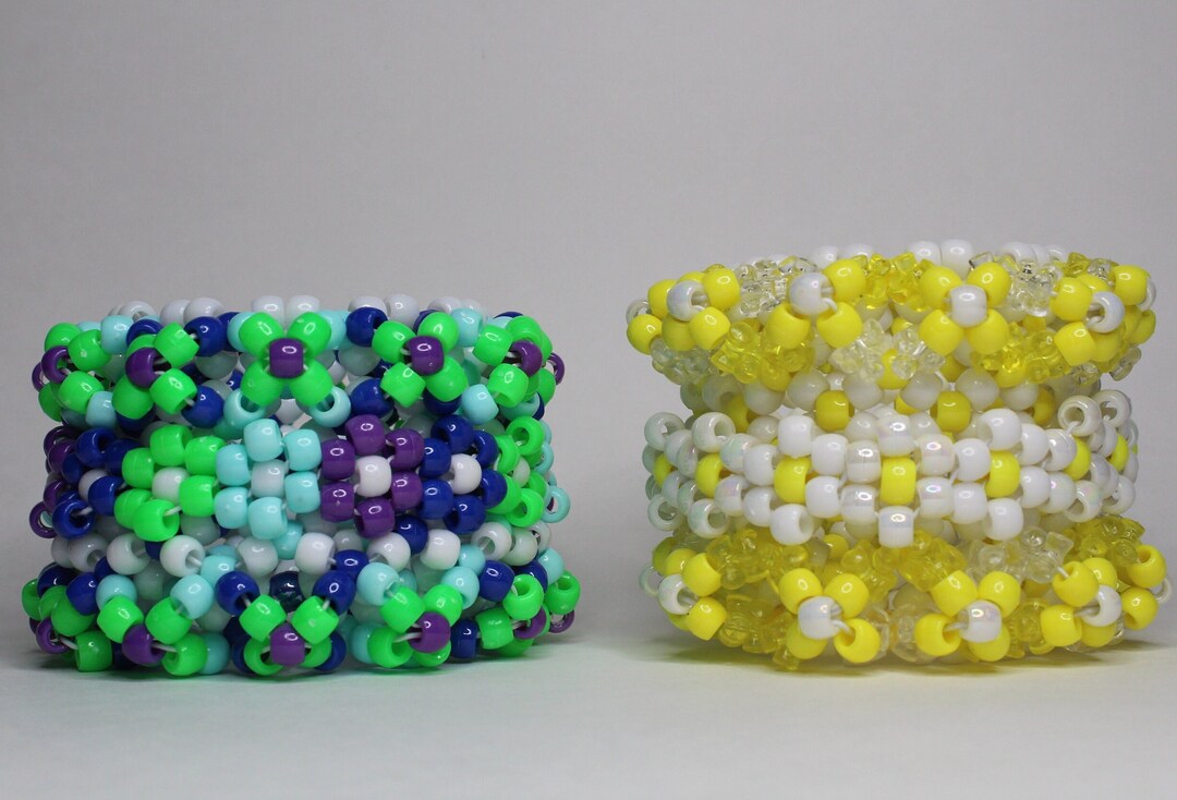 Daisy Flower Rotating Kandi Cuff - Etsy