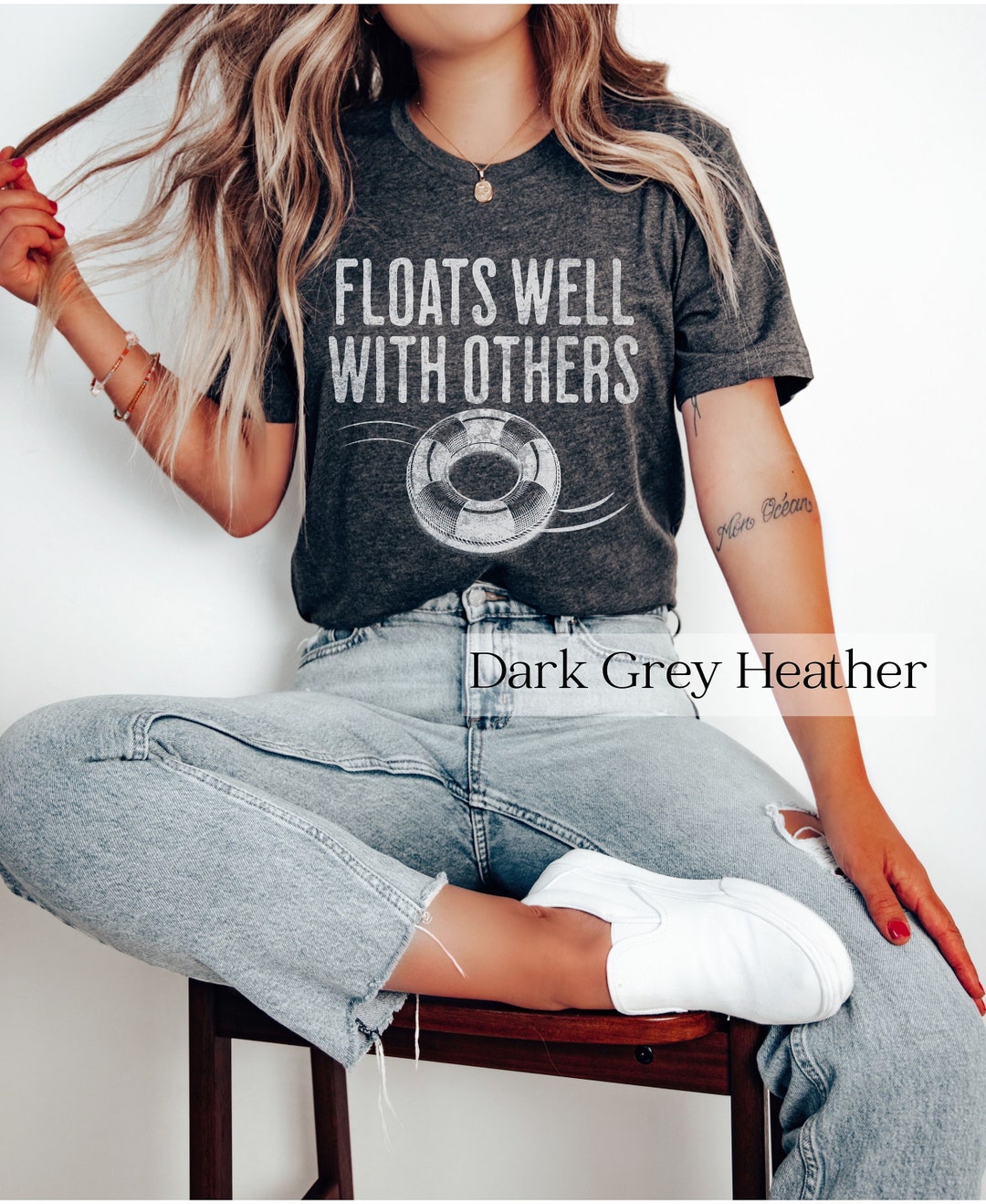 Cute Summer T Shirt Float the River Shirt for Women River Life Floating ...