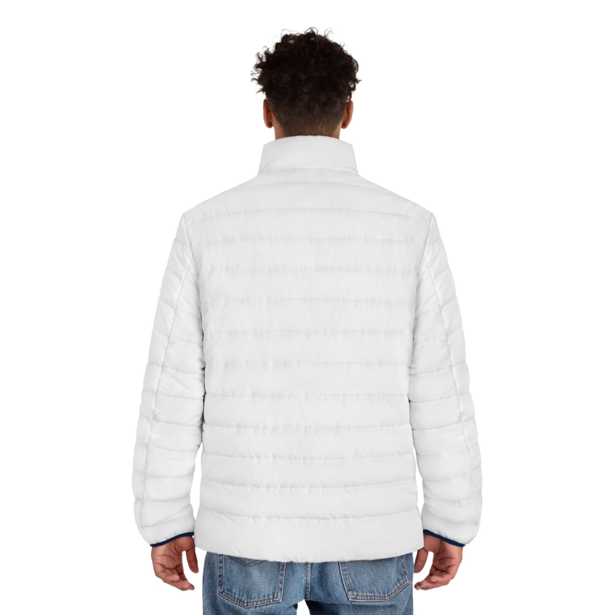 Men's Puffer Jacket in 5 Sizes / the Original Easy Puffer White ...