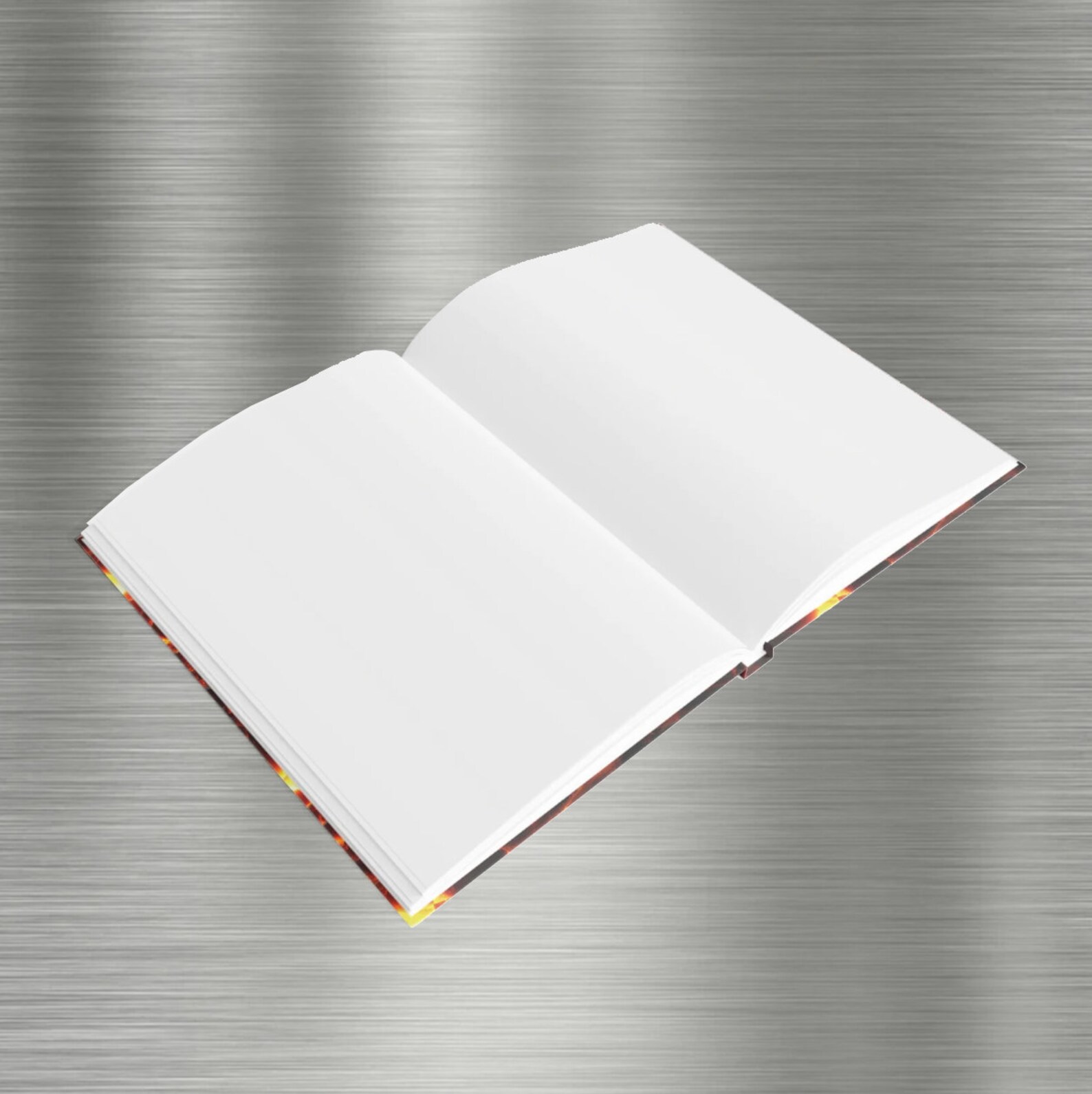 Book of Fire, Blank Sketchbook | 128 Blank Pages | 7.24"x5" | Journal, Notebook - Blank ...