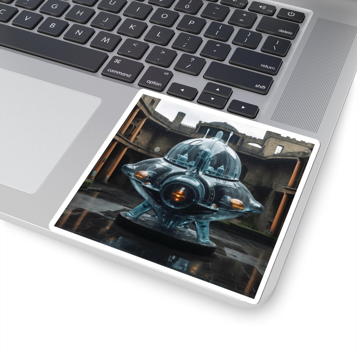 Spaceship, Sticker 4 Sizes A Crystal Craft, With Dreams Inside ...