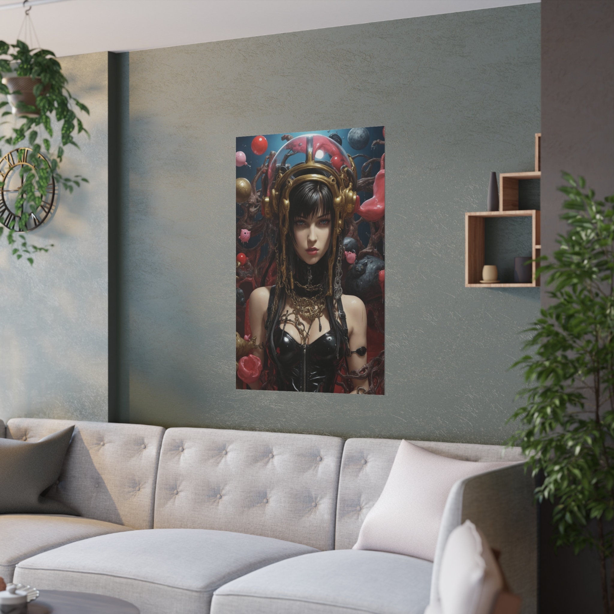 Oil Painting of an Intense Woman, Poster 24"x36" | This Poster is a Top ...