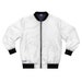 White Bomber Jacket | Men's | 5 Sizes | Classic Style, Casual Wear ...