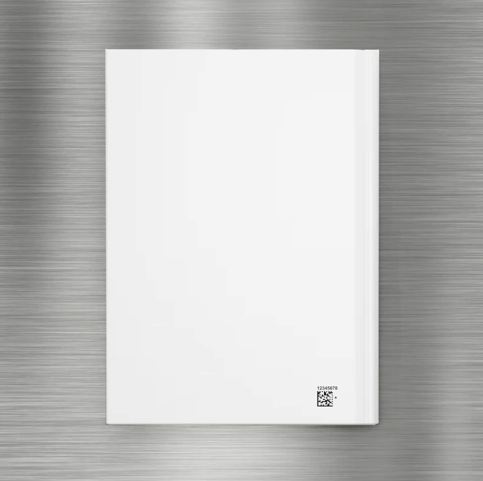 White Lined Notebook | Hardcover | 5.75"x8" | 150 Lined Pages to Be ...