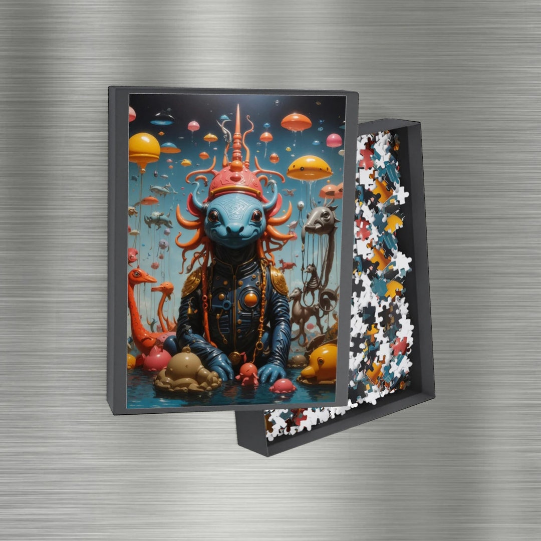 Premium Salamander King Puzzle 500 & 1000 Piece Pop - Etsy