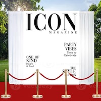 Magazine Cover Birthday Backdrop Design - Etsy
