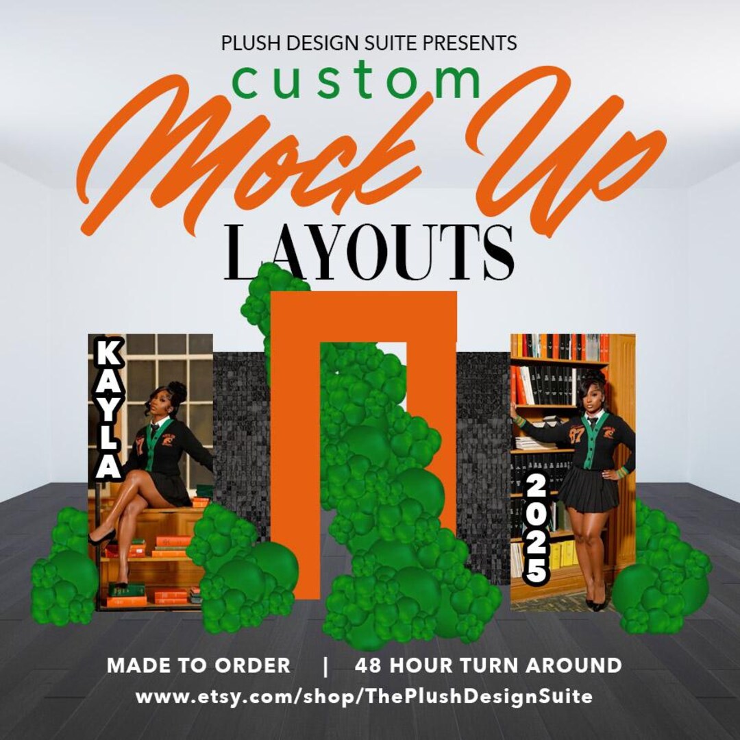 Custom Event Design Mockup Layouts - Made to Order Layouts for Any ...