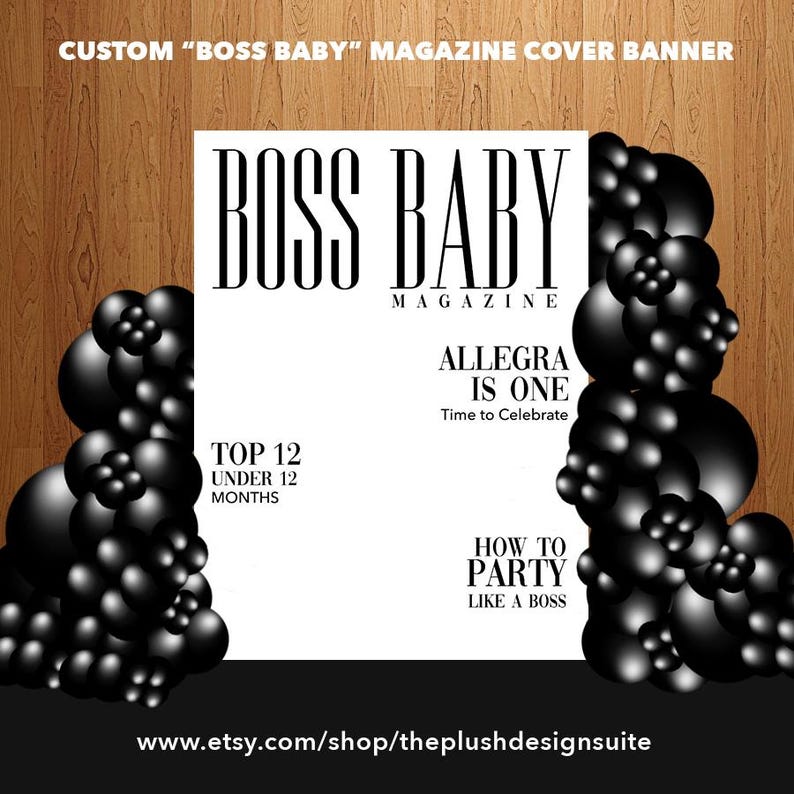 Fashion Magazine Backdrop: MADE TO ORDER - Fashion Inspired, Birthday ...